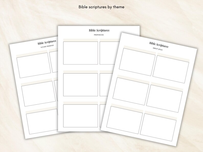 JW Bible Reading Templates PDF for Printing and Annotation App - Etsy