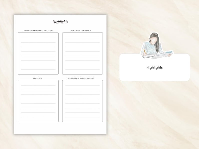 JW Personal Study PDF for Printing and Goodnotes - Etsy