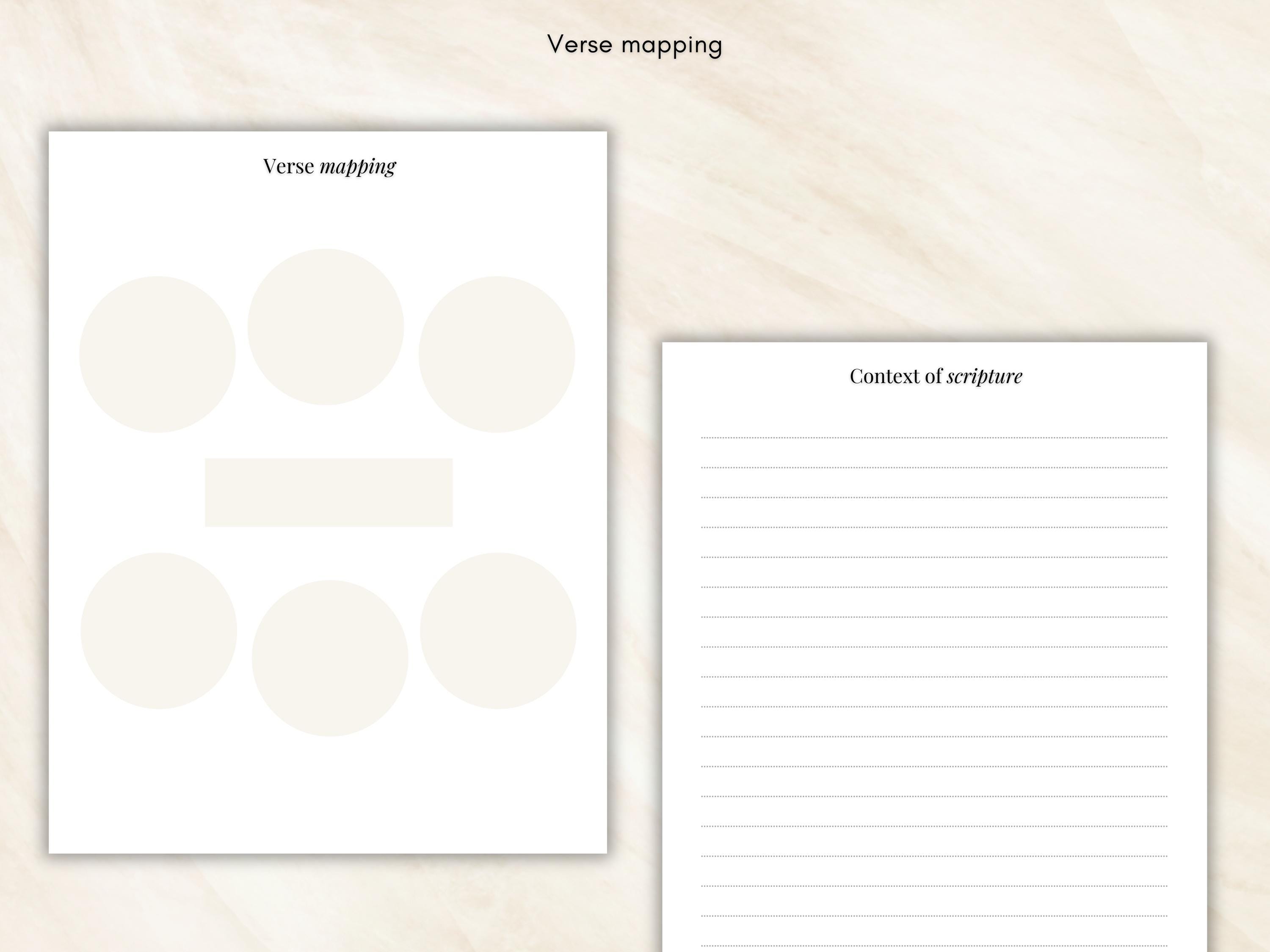 JW Bible Reading Templates PDF for Printing and Annotation App - Etsy
