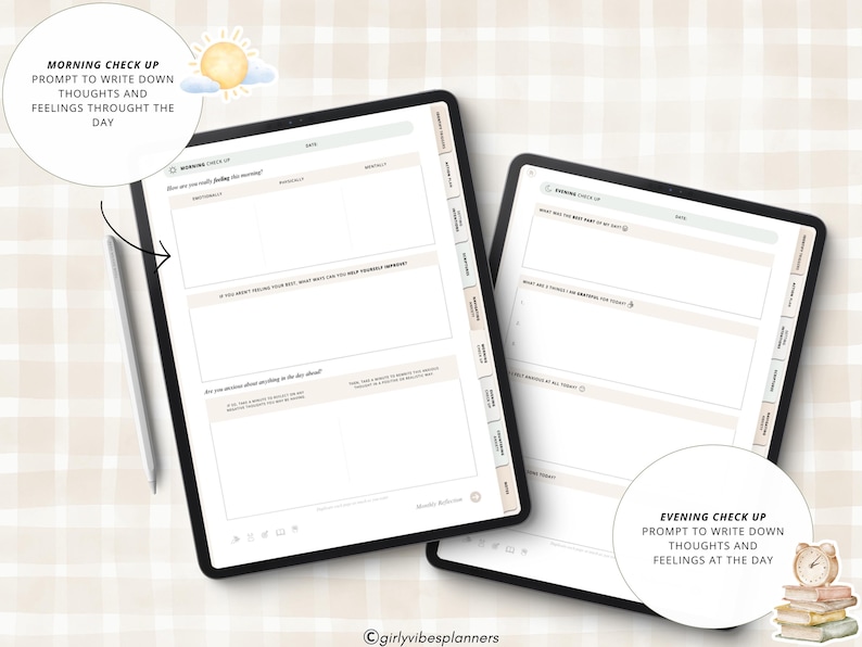 Calming Anxiety Journal: Digital Self-reflection (PDF) - Etsy