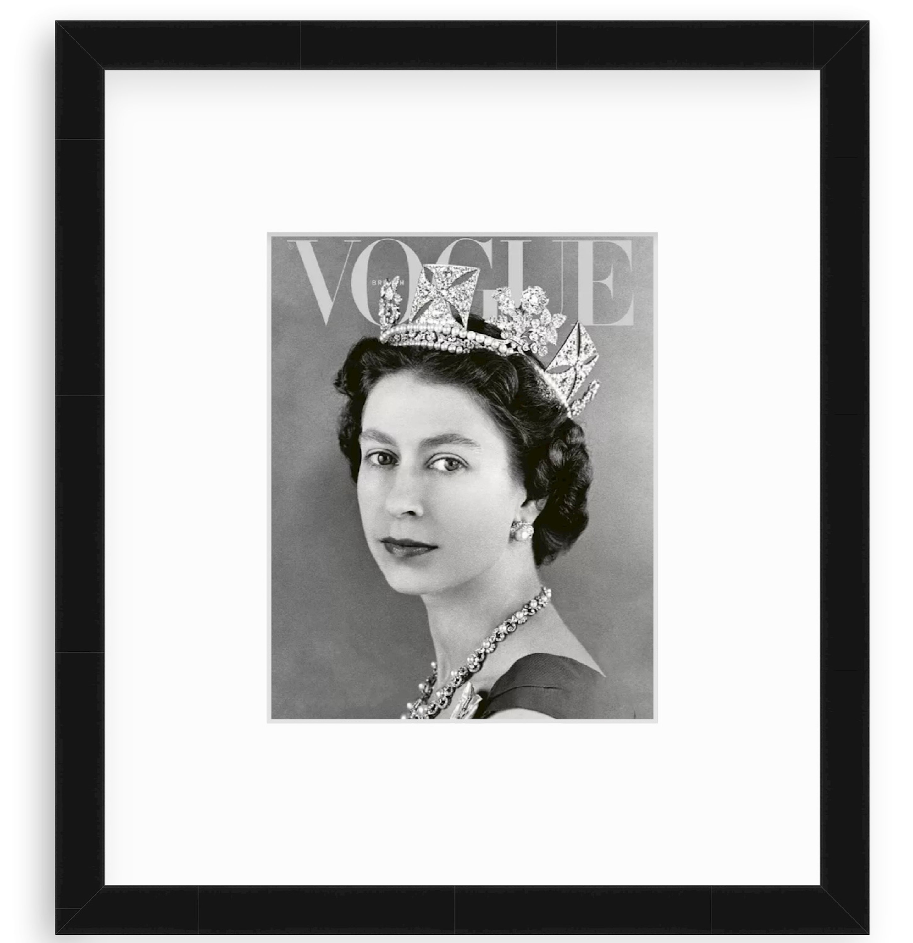 Queen Elizabeth Vogue Cover Digital Print - Etsy