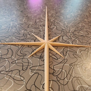 MCM Starburst Star Mid Century Modern .STL File for 3D Printing - Etsy