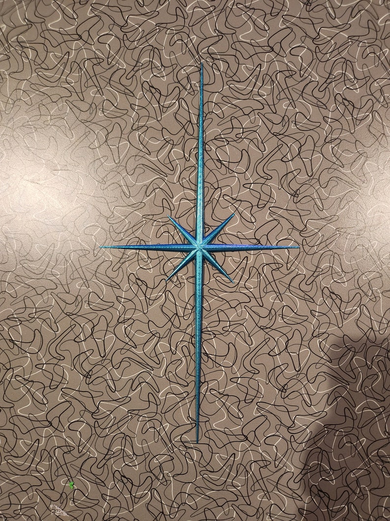 MCM Starburst Star | Mid Century Modern .STL File for 3D Printing - Etsy
