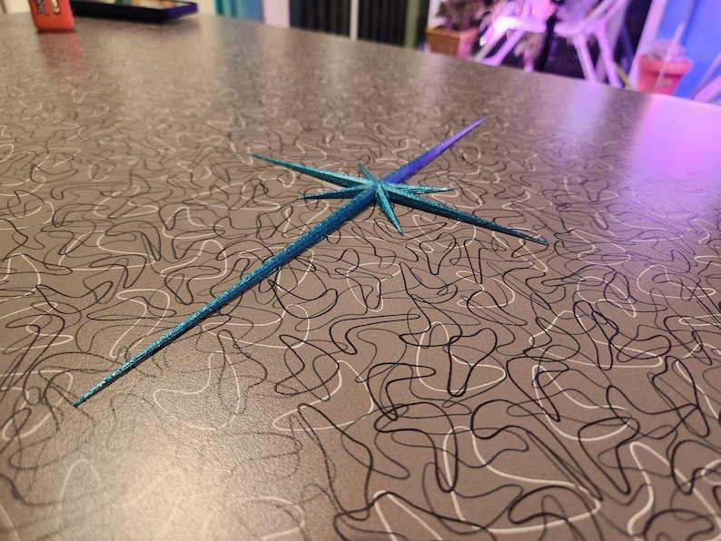 MCM Starburst Star Mid Century Modern .STL File for 3D Printing - Etsy