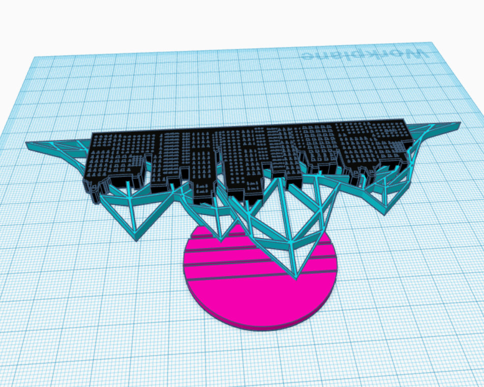 Vaporwave Outrun Synthwave Retro Mountain .STL File for 3D Printing - Etsy
