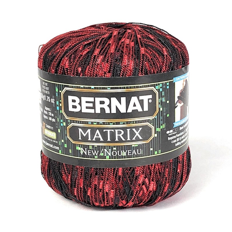 Bernat Matrix New Nouveau Ladder Ribbon Yarn Color Variations Available ...