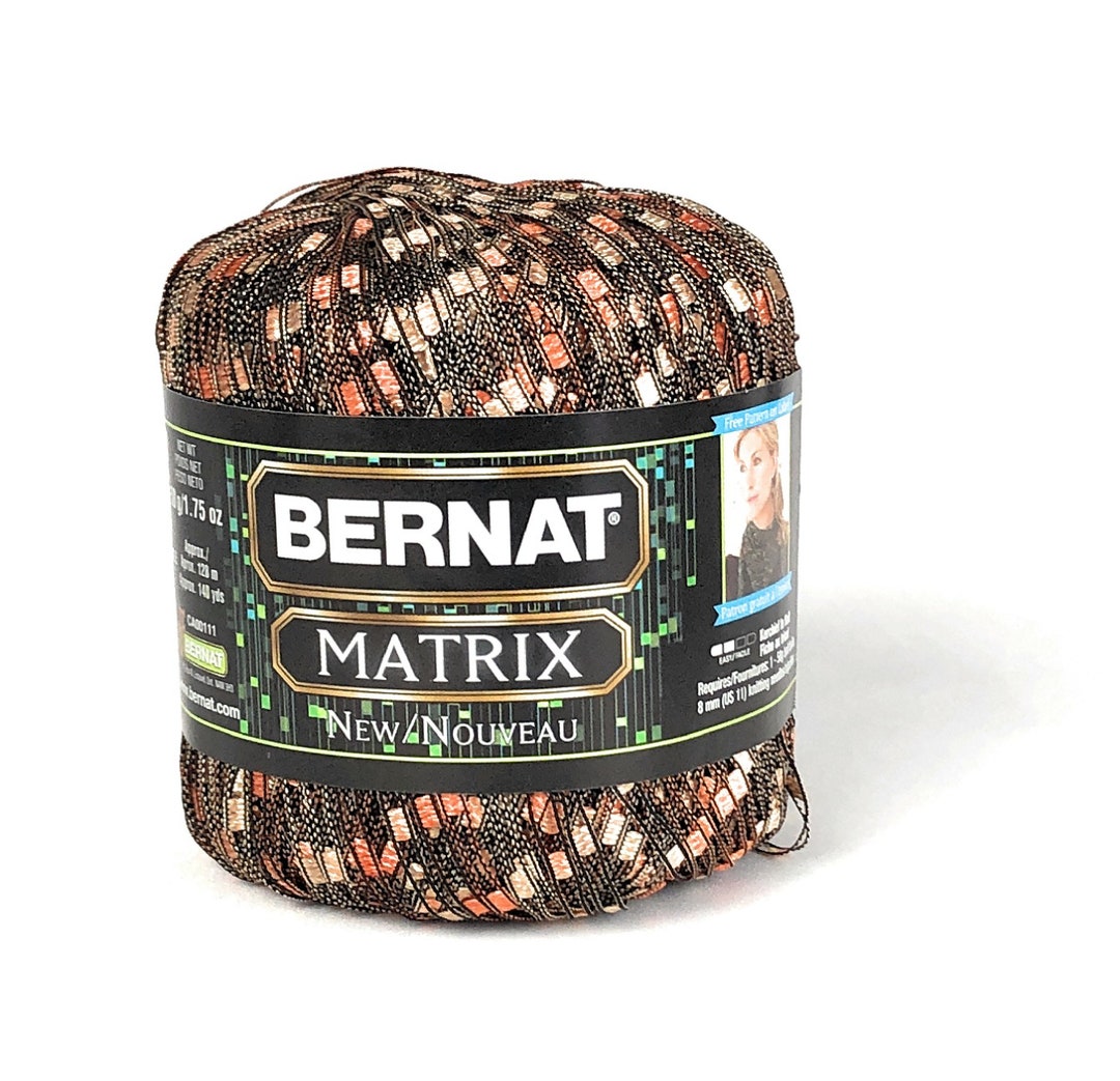Bernat Matrix New Nouveau Ladder Ribbon Yarn Color Variations Available ...