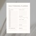 Editable Daily Planner | Printable Daily Planner | Daily Planner for ...