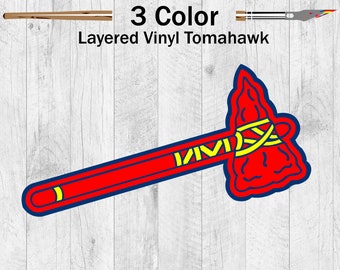 Braves Tomahawk Logo - Etsy