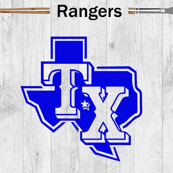 Texas Rangers Sticker - Etsy