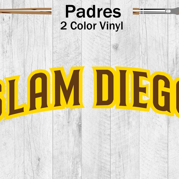 Sd Padres Font - Etsy