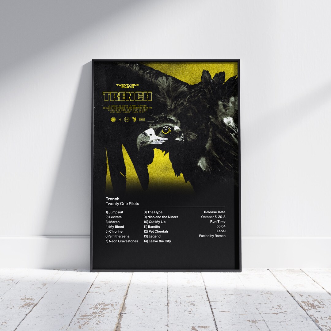 Twenty One Pilots Trench Album Print A4/A3 Wall Art Home Decor Poster ...