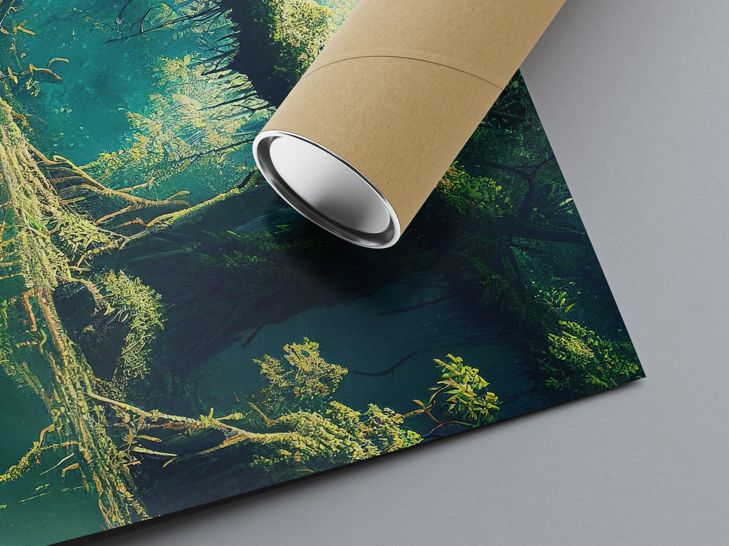 Amazon Rainforest Landscape Painting Artwork Gift for Nature - Etsy