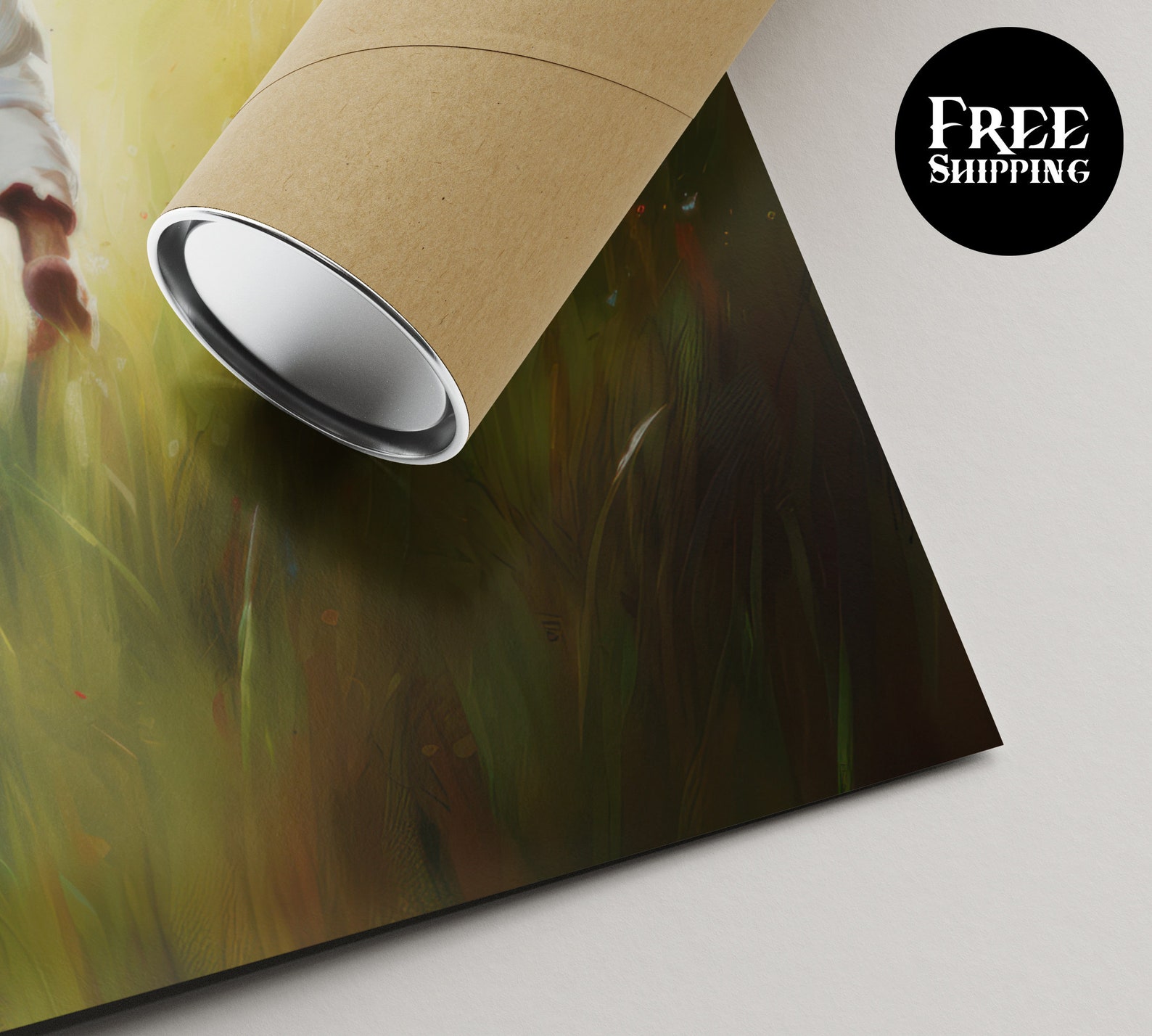 Child of God Oil Painting Print, Jesus Shows the Way, Christian Art ...