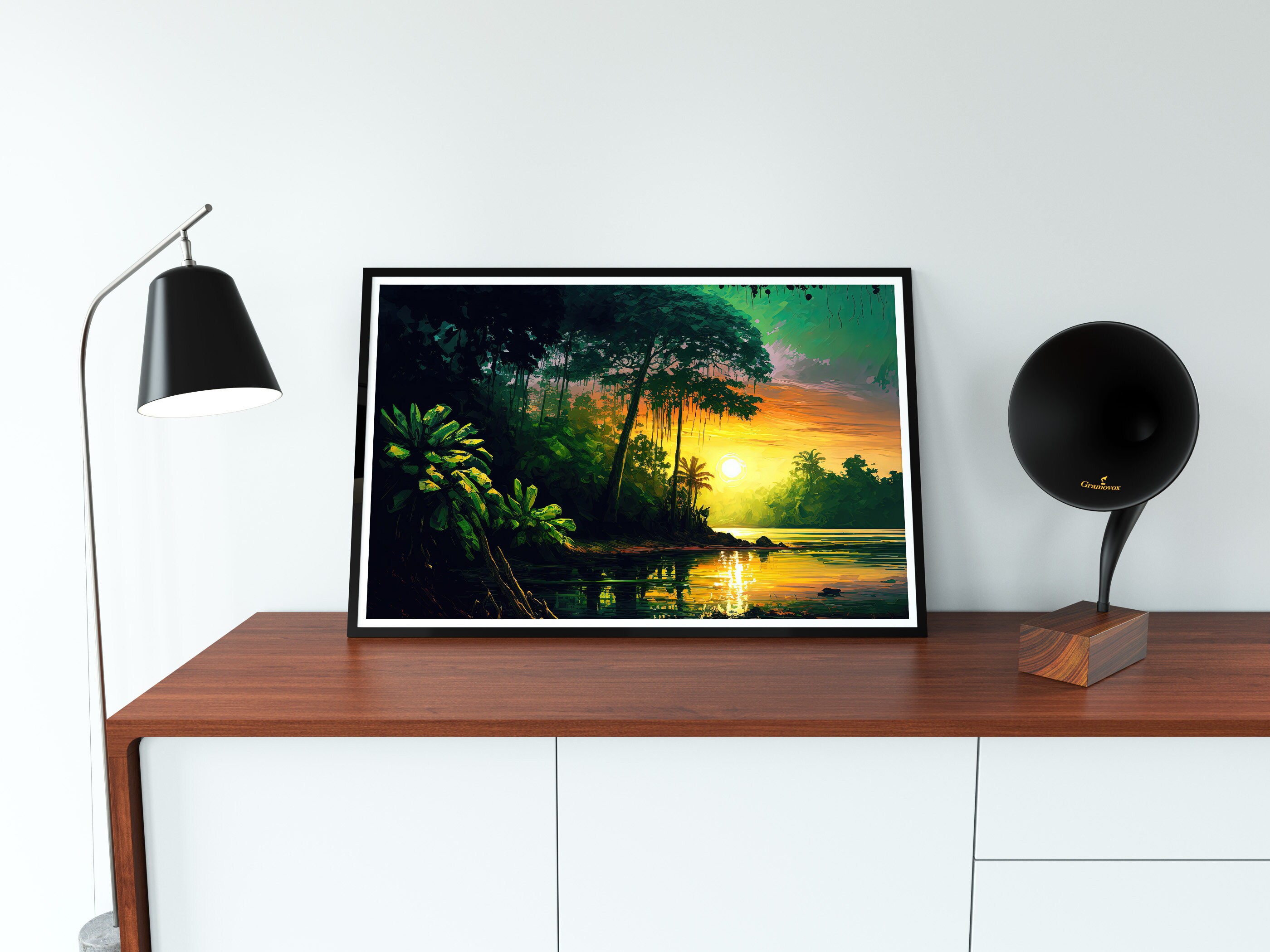 Amazon Rainforest Inspired Landscape Painting Gift for Nature - Etsy