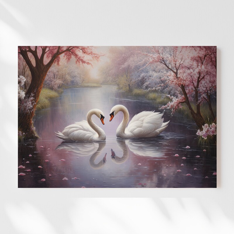 Swan Print - Etsy