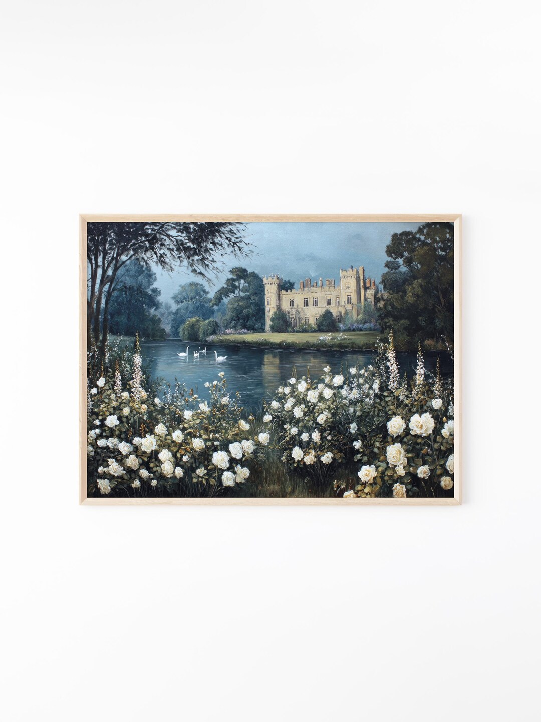 Pride and Prejudice Pemberley Estate Inspired Oil Painting Print | Jane ...