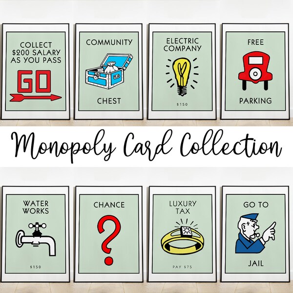 Monopoly Poster - Etsy