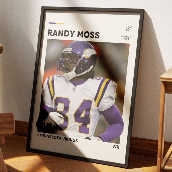 Randy Moss Poster - Etsy