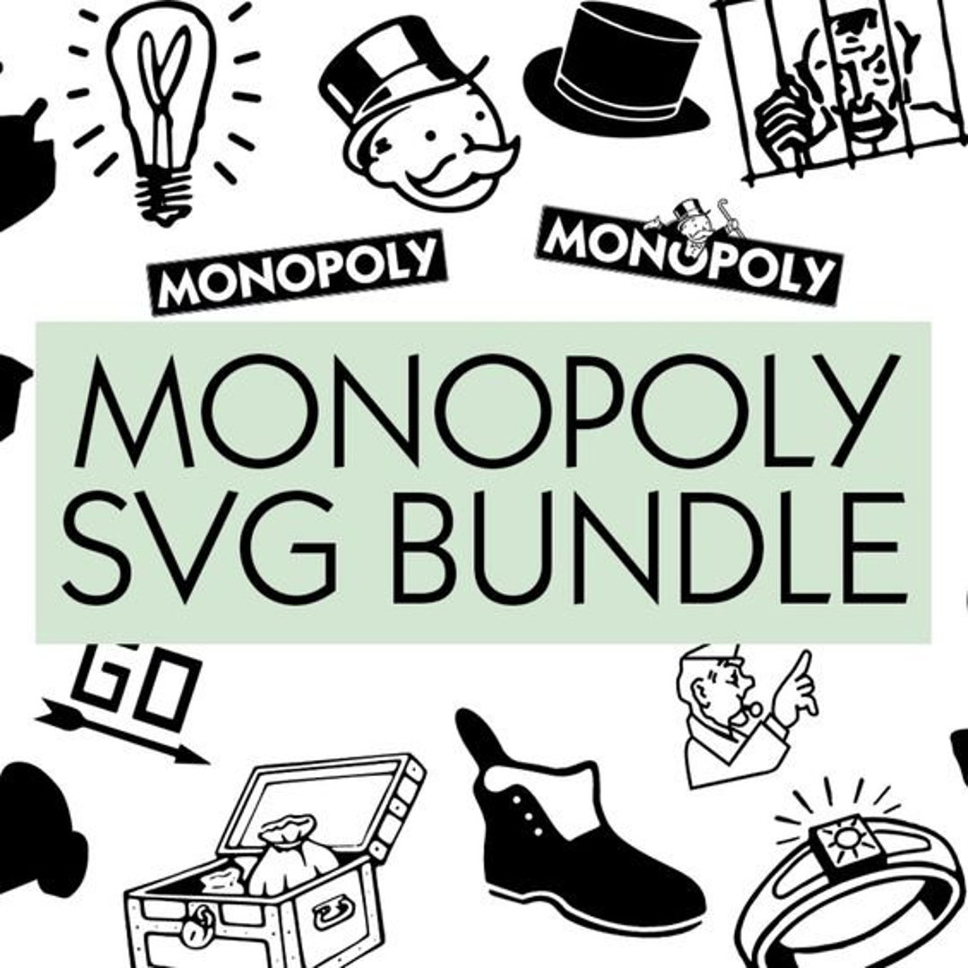 Monopoly SVG Bundle Monopoly Symbols Monopoly Characters - Etsy Australia