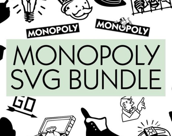 Printable Monopoly Photo Booth Props Monopoly Man Top Hat Mustache ...