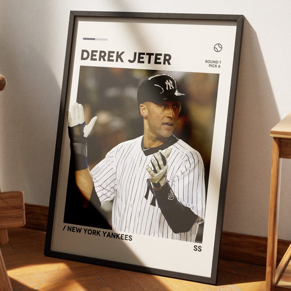 Derek Jeter Poster - Etsy