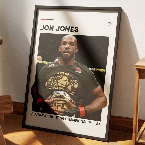 Jon Jones Poster - Etsy