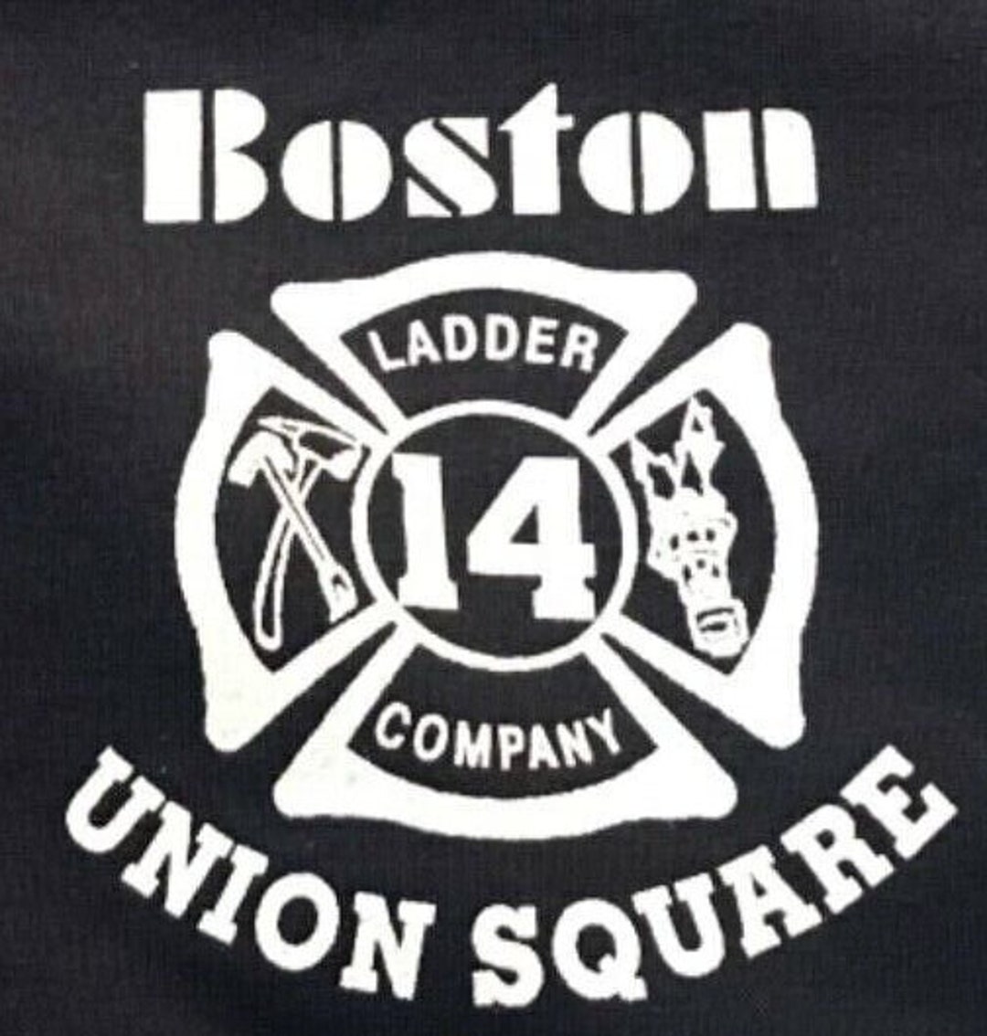 Boston Fire Dept Ladder-14 Large T-shirt - Etsy