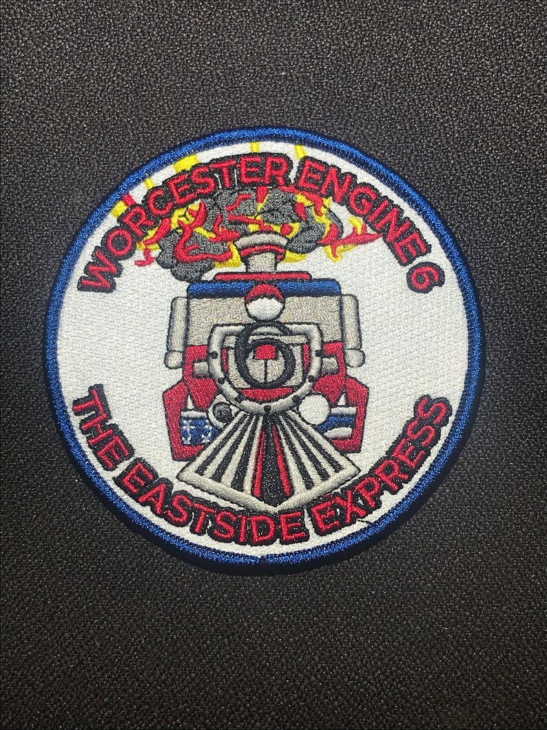 Worcester Fire Dept Engine-6 Train Patch MA Boston Vermont Nh FDNY New ...