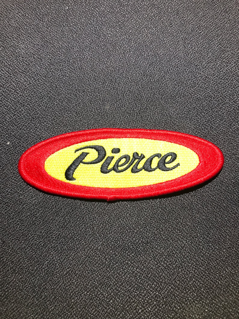 Pierce Red and Yellow Fire Apparatus Patch Md Va Calfire Ca Va Chicago ...