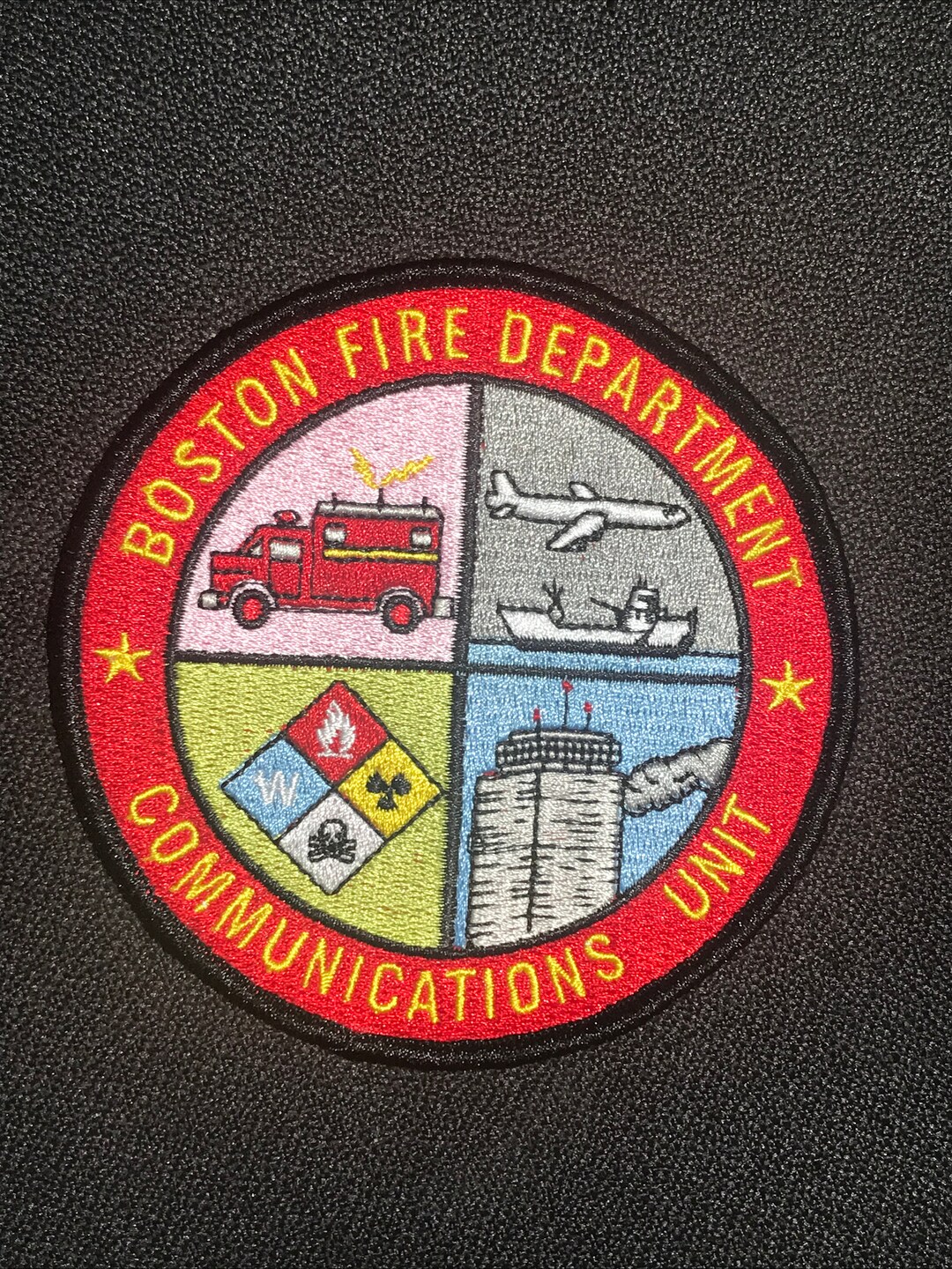 Boston Fire Dept Communications Unit Patch New York FDNY NH MA Mass ...
