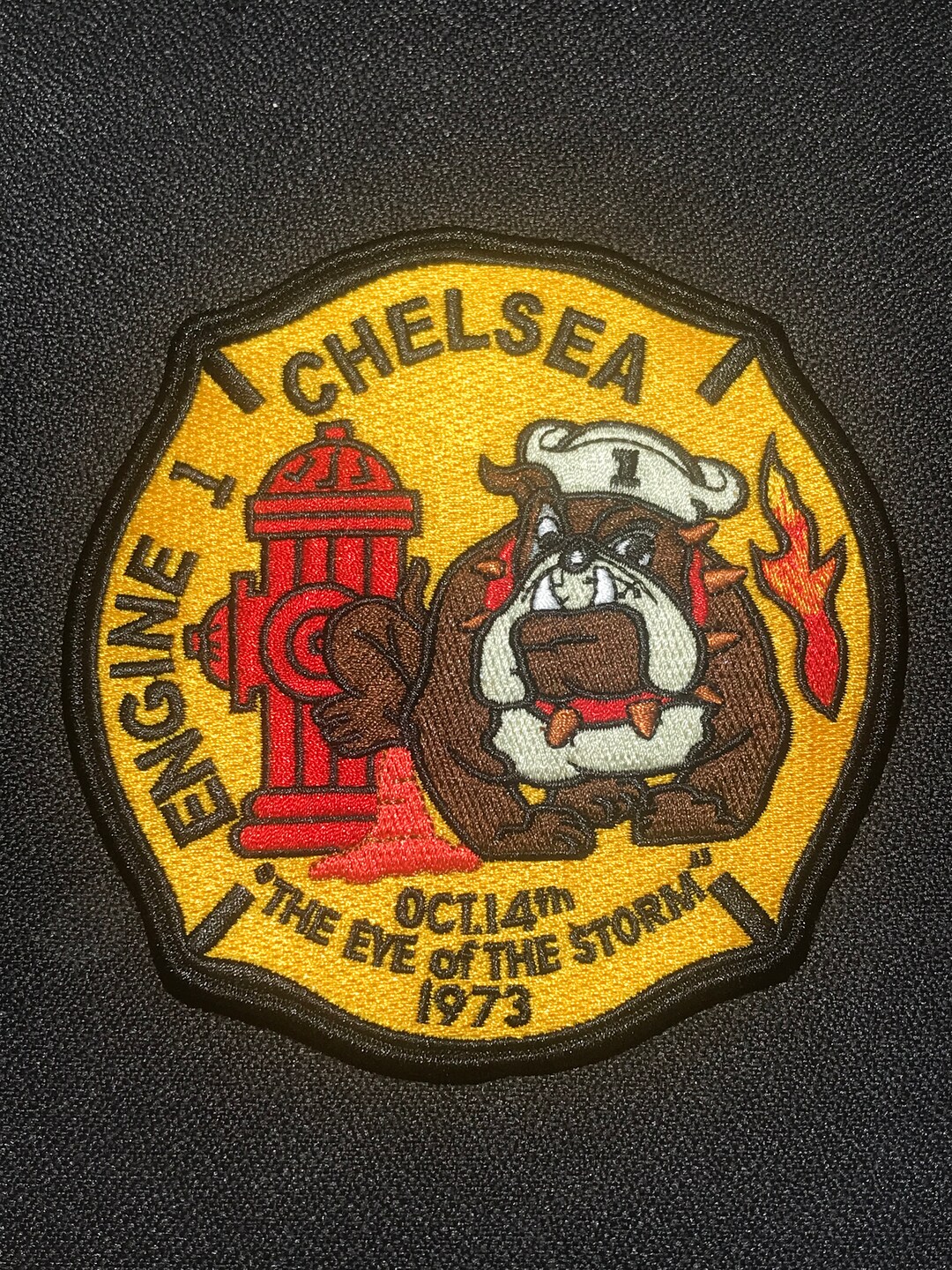 Chelsea Fire Dept Engine-1 Eye of the Storm Patch New York FDNY NH MA ...