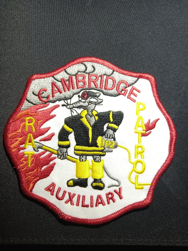 Cambridge Auxiliary Fire Dept Rat Patrol Patch MA FDNY New York Fire - Etsy