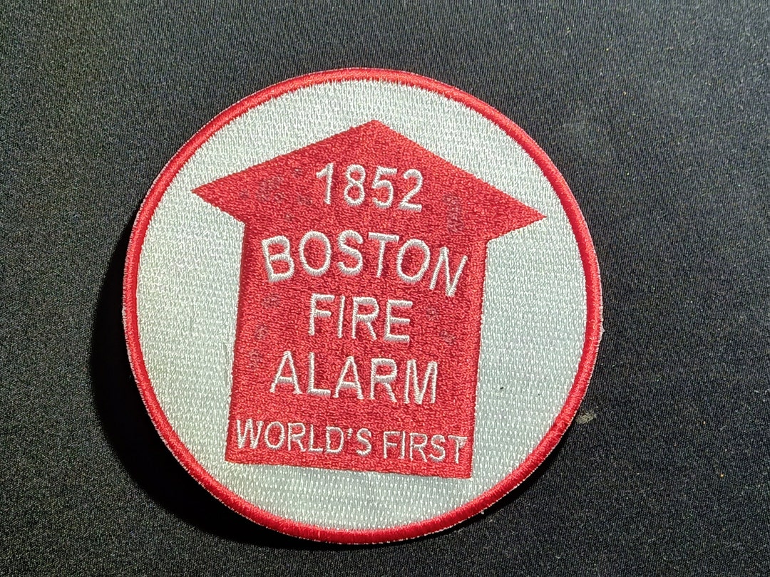 Boston Fire Dept Boston Fire Alarm Patch MA FDNY New York Fire - Etsy