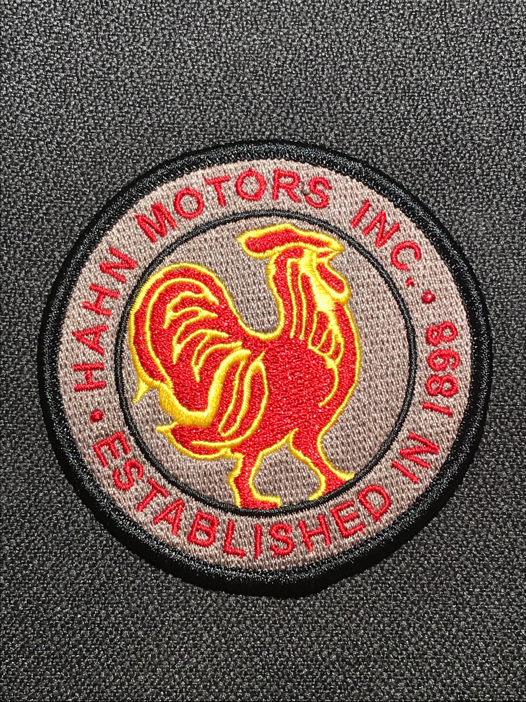 HAHN Red and Gray Fire Apparatus Patch Md Va Calfire Ca Va Chicago Ohio ...