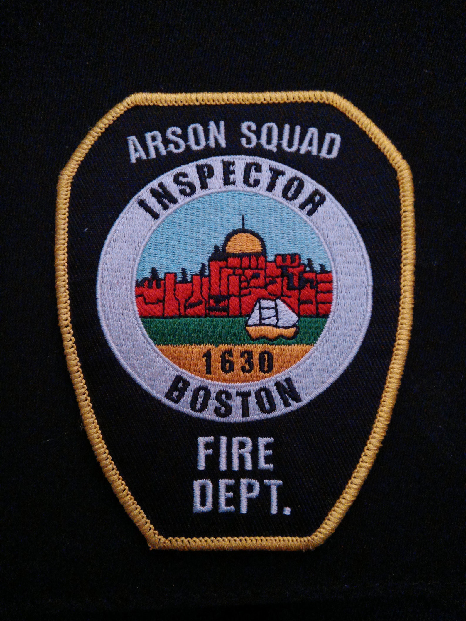 Boston Fire Dept Arson Squad Inspector Patch MA FDNY New York Fire - Etsy
