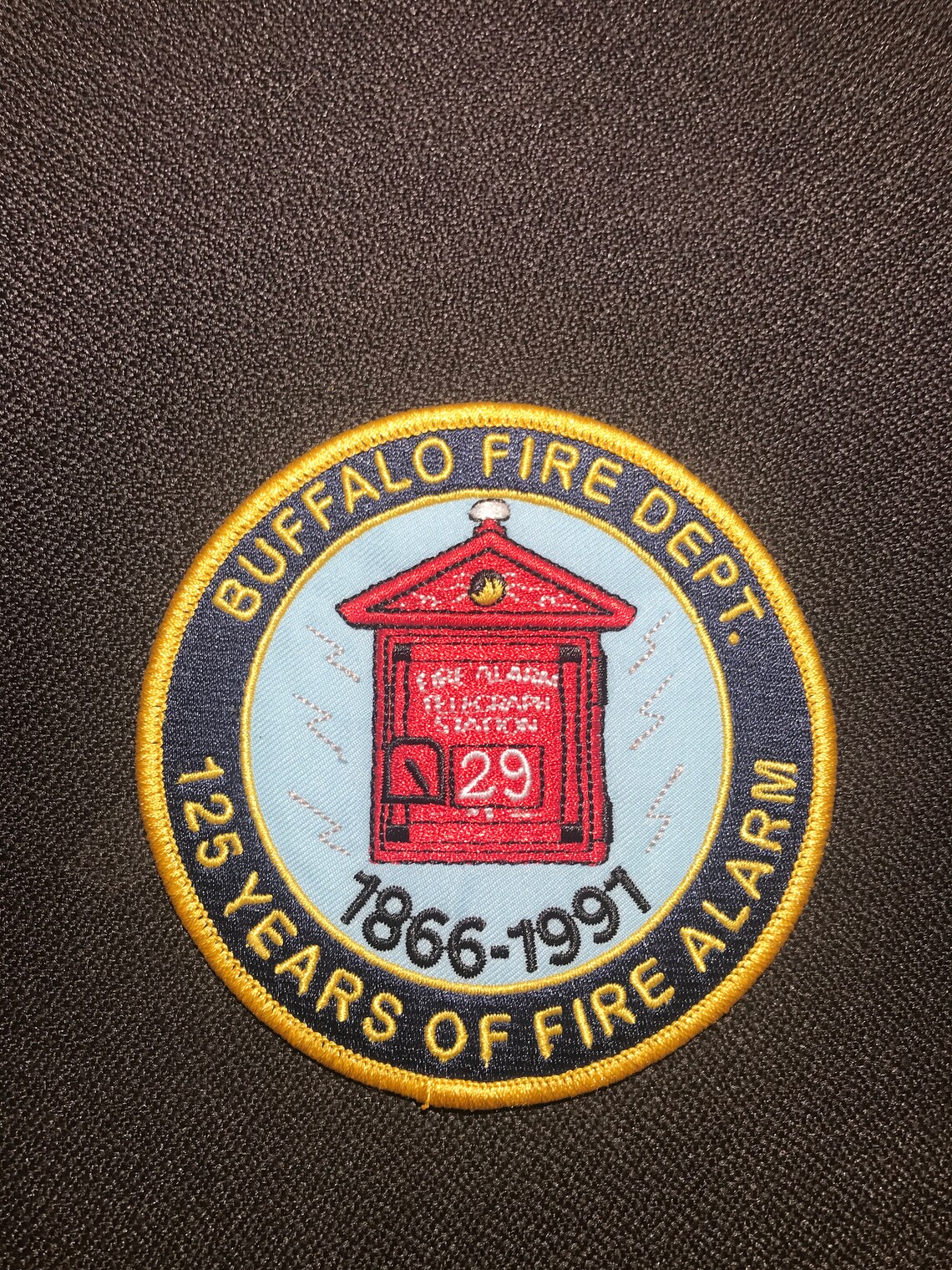 Buffalo Fire Alarm 125th Anniversary Patch Ny Md Va Calfire Ca Va ...