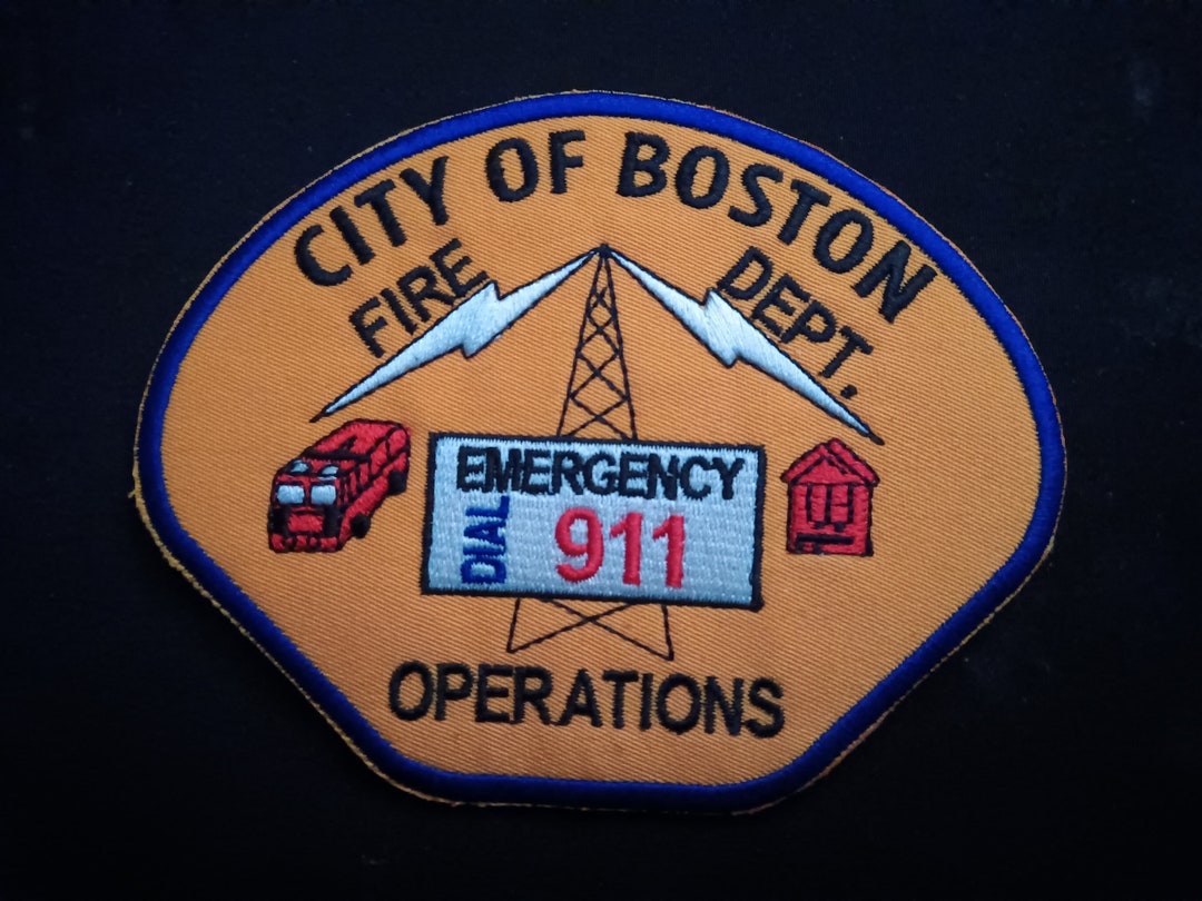 Boston Fire Department Emergency Operations 911 Patch MA FDNY New York ...