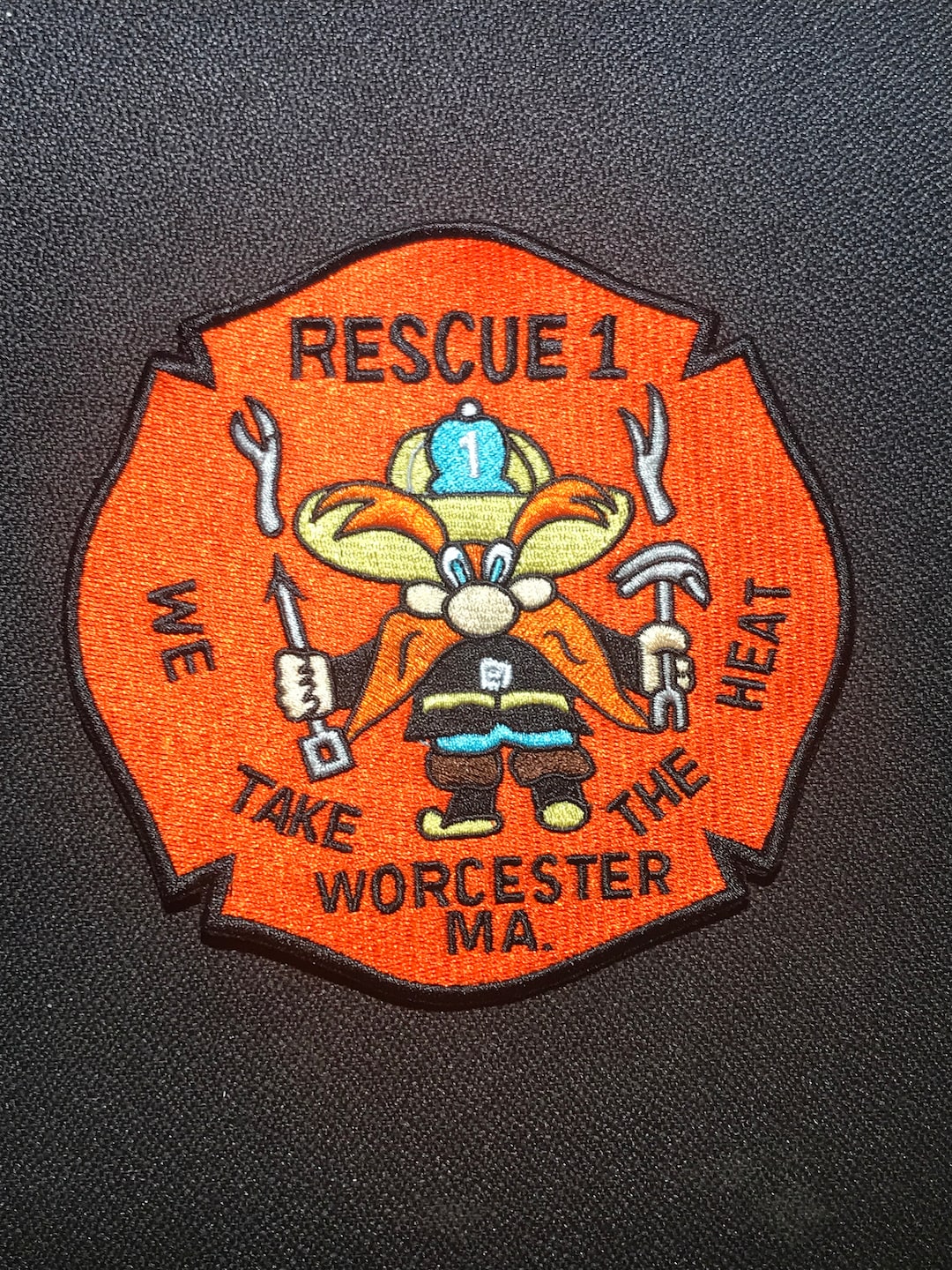 Worcester Fire Dept Rescue-1 Yosemite Sam Patch MA Boston Vermont Nh ...