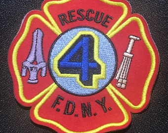 Fdny Rescue Patch - Etsy