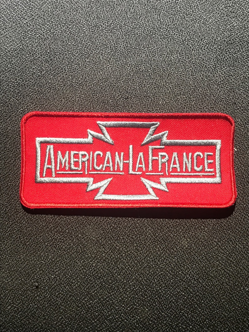 American Lafrance Red and Gray Fire Apparatus Patch Md Va Calfire Ca Va ...