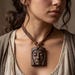 Ancient Face Wood Statues - Etsy
