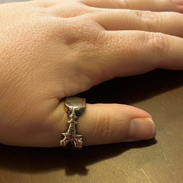 Eiffel Tower Ring - Etsy