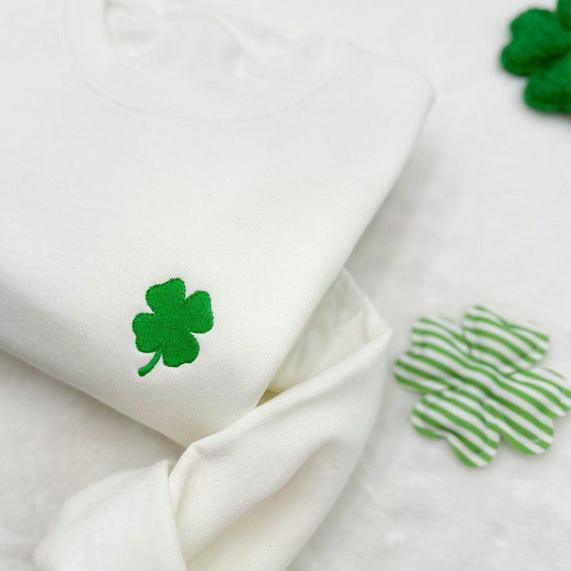 Embroidered Shamrock - Etsy