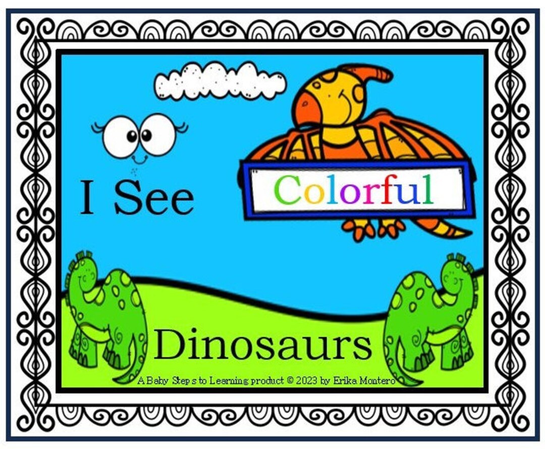 Interactive Adapted Books Dinosaurs, Themed Adapted Book, Autism ...