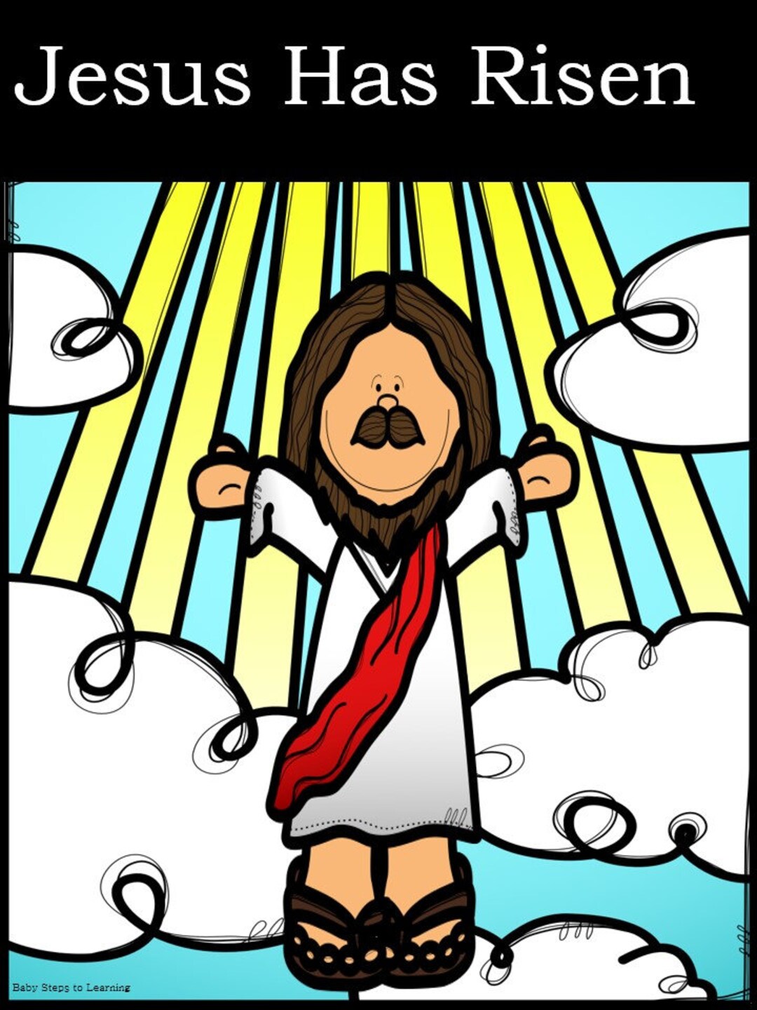 Resurrection Day Words and Writing Papers for Toddler's Preschool to ...