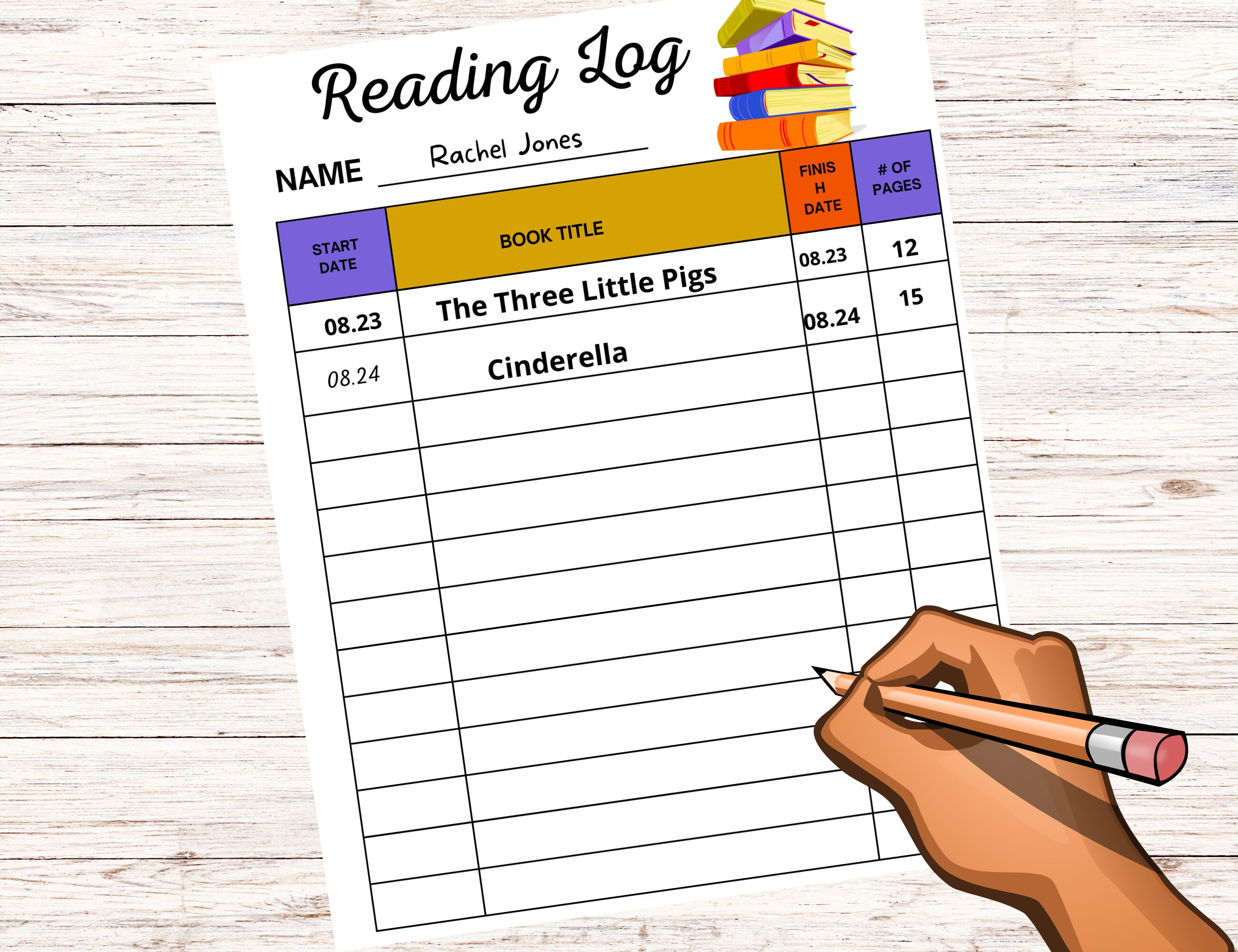 Kids Reading Log Printable, Reading Tracker, Homeschool Reading Log ...
