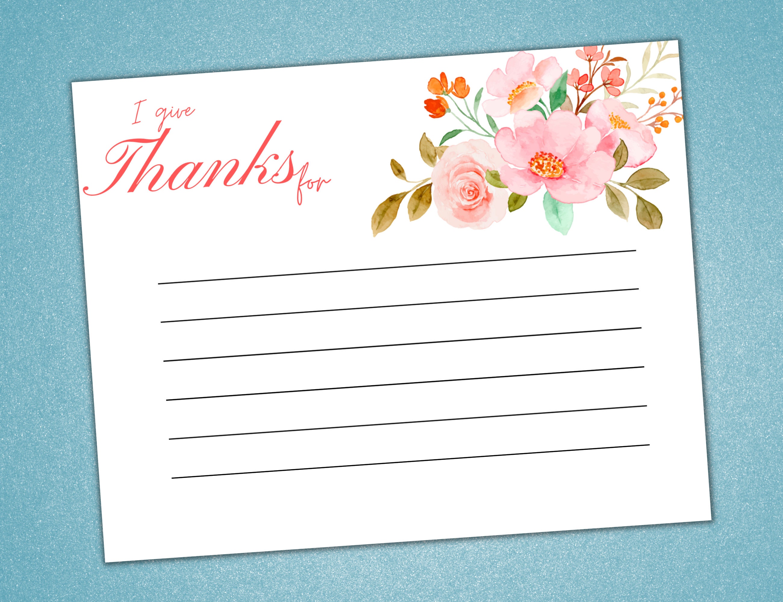 Printable Thanksgiving Card, Happy Thanksgiving Notecard, Fall Cards ...