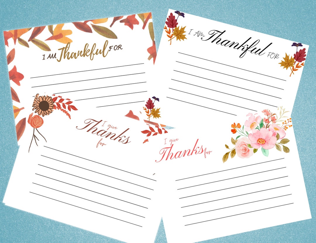 Printable Thanksgiving Card, Happy Thanksgiving Notecard, Fall Cards ...