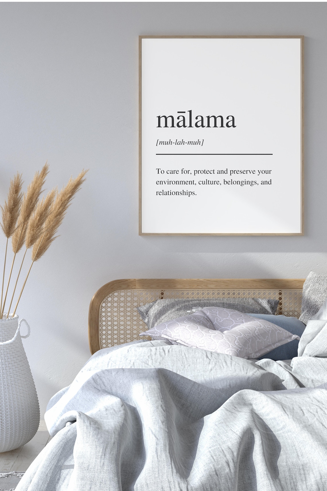 Malama Definition Print Hawaiian Wall Art Hawaiian Value - Etsy